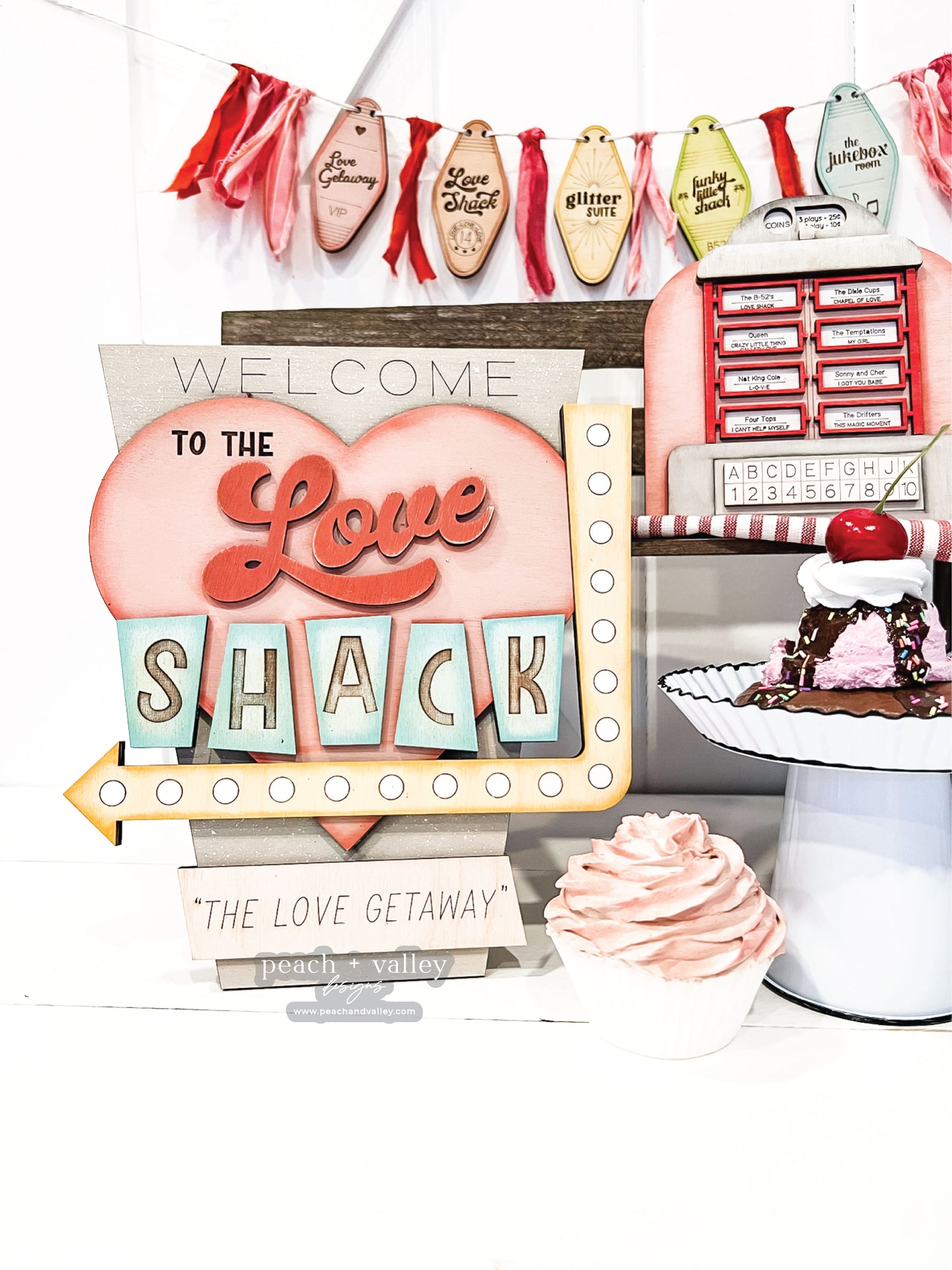 Large Love Shack Sign Cut File – Peach + Valley Designs